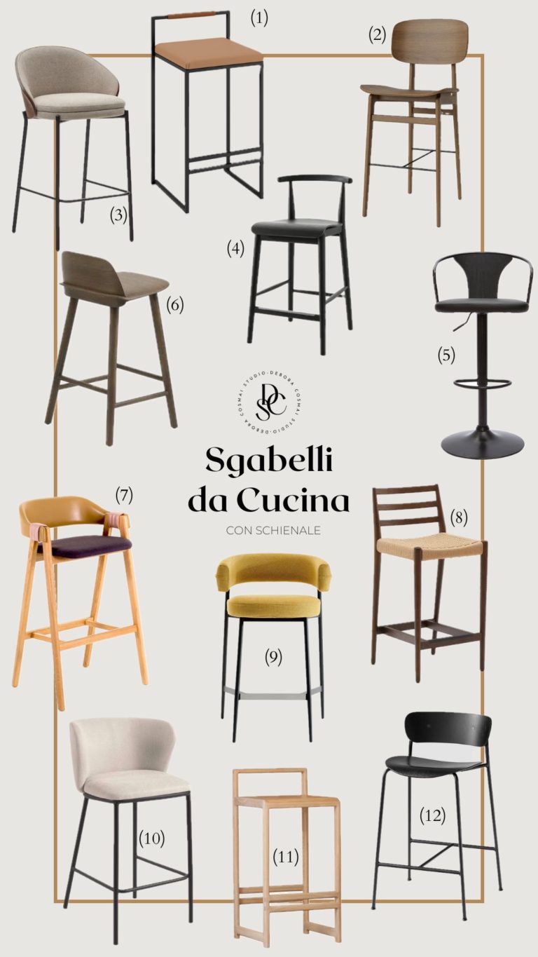 Guida Sgabelli da Cucina 2024 ⋆ Debora Cosmai Studio