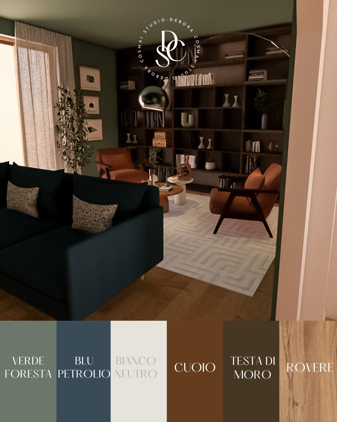 5 Schemi di Colori Per il Soggiorno ⋆ Debora Cosmai Studio